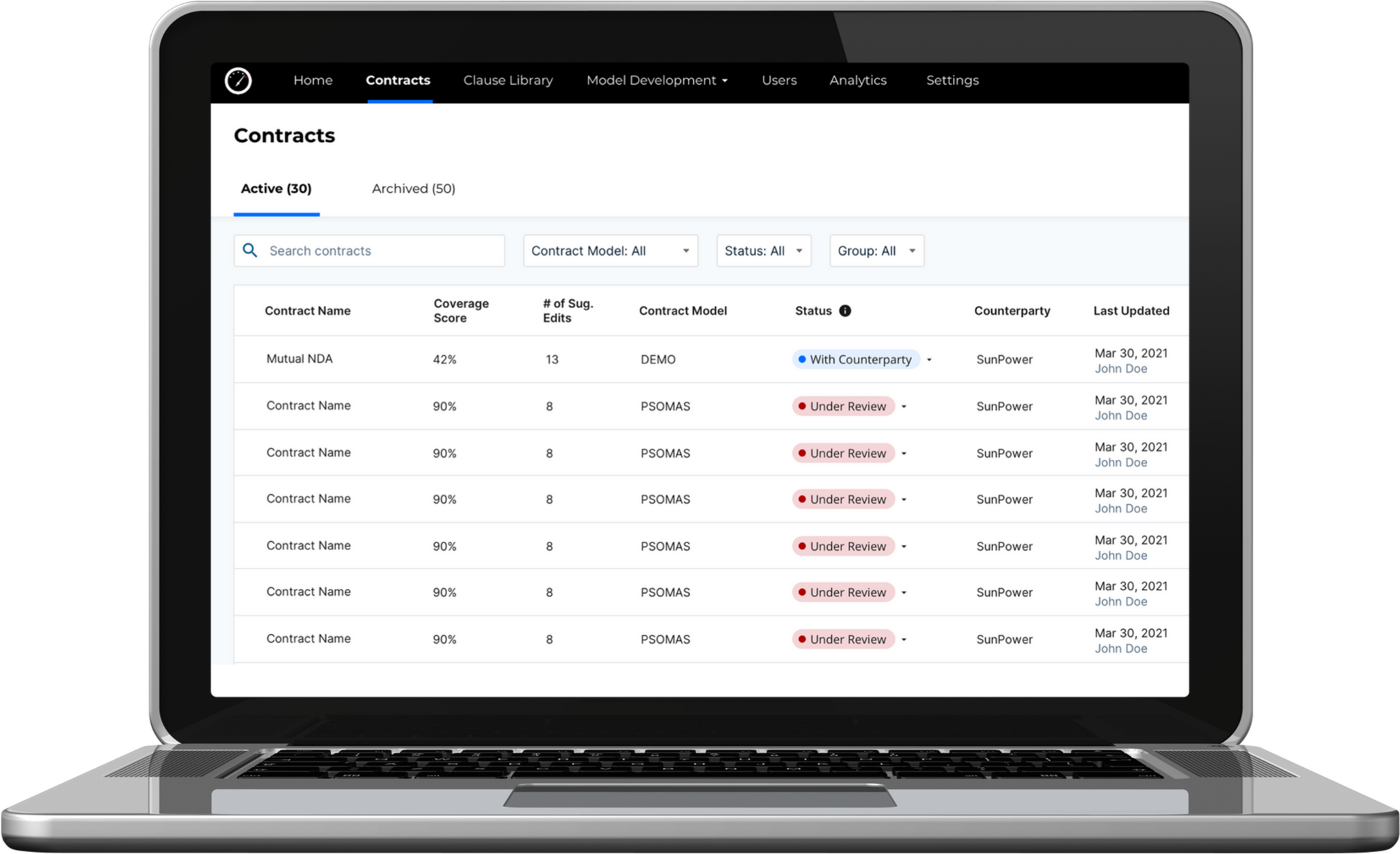 Contract Management Software by Blackboiler | Redline Contracts