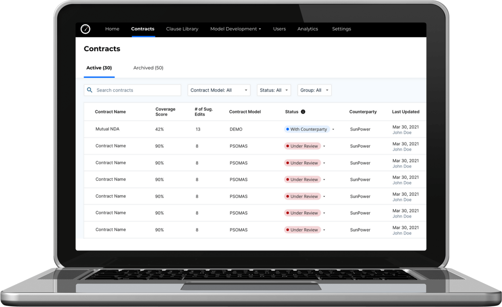 Contract AI Software by Blackboiler for Fast Contract Negotiations